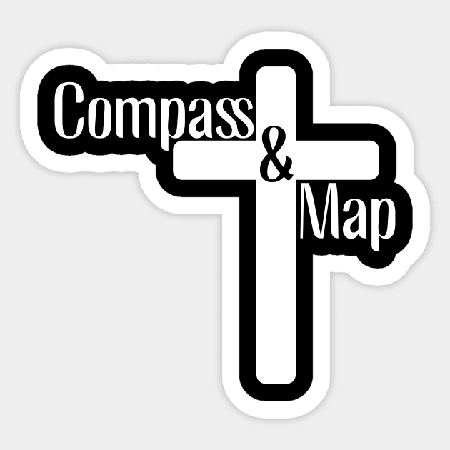 Compass And Map Compass Sticker Teepublic